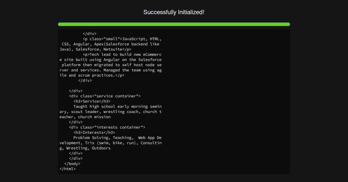 Resume (forked) - Codesandbox