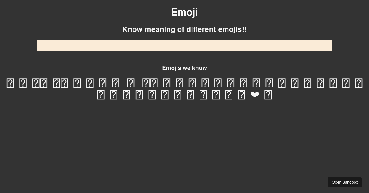 activity-emoji - Codesandbox
