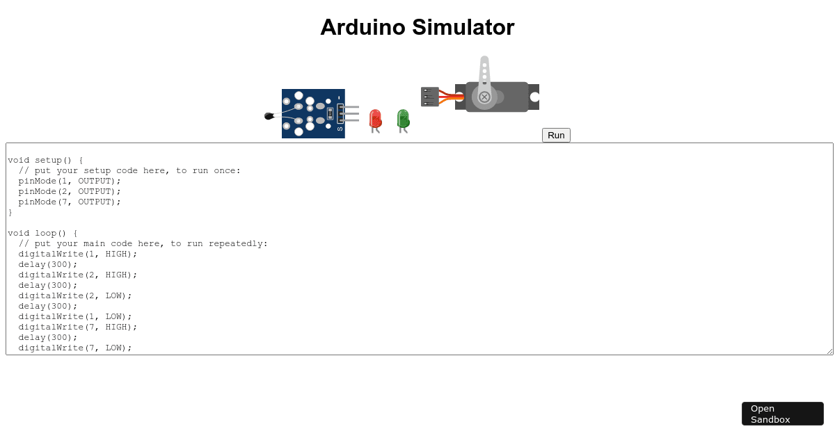 Arduino Simulator Js Forked Codesandbox