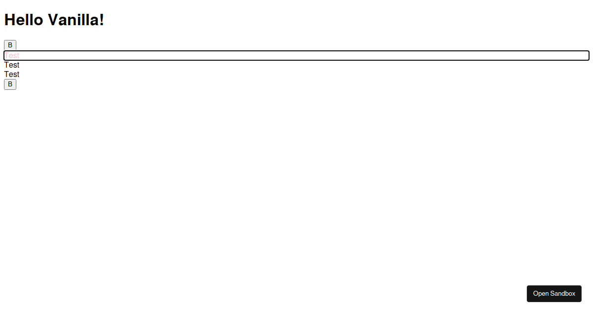 Tabindex Focus Codesandbox