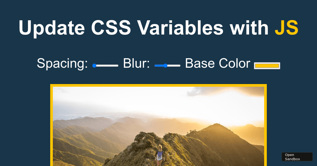 rootcss-variables-and-js - Codesandbox