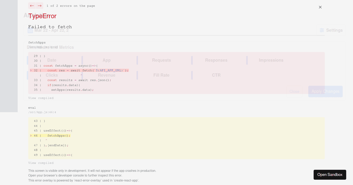 table-component - Codesandbox