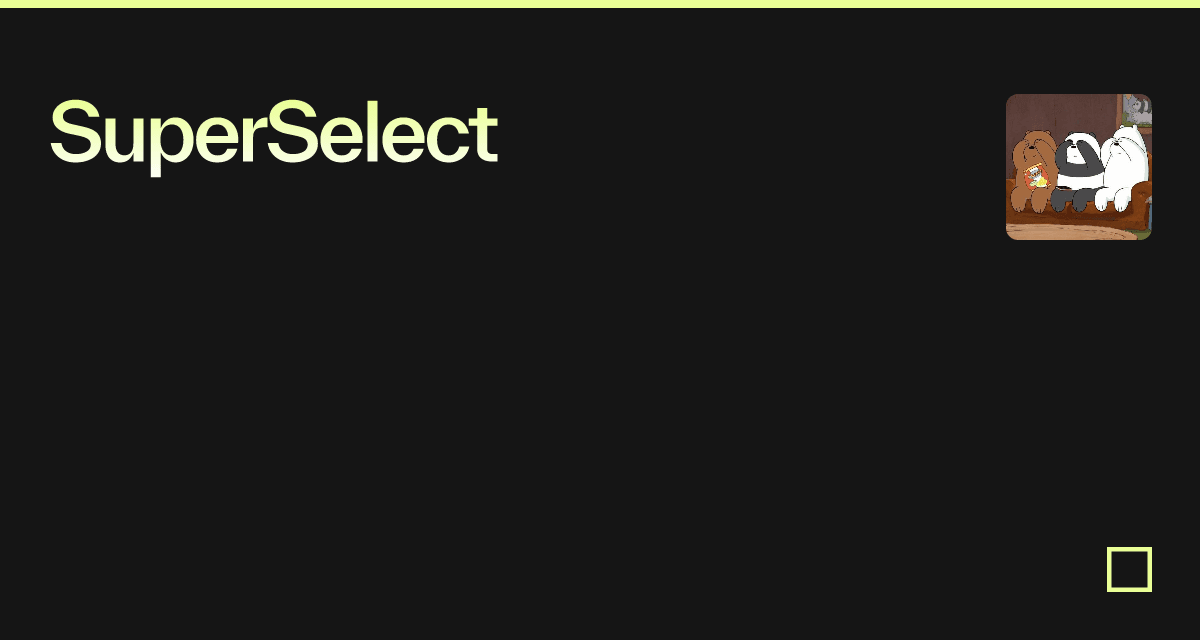 SuperSelect - Codesandbox