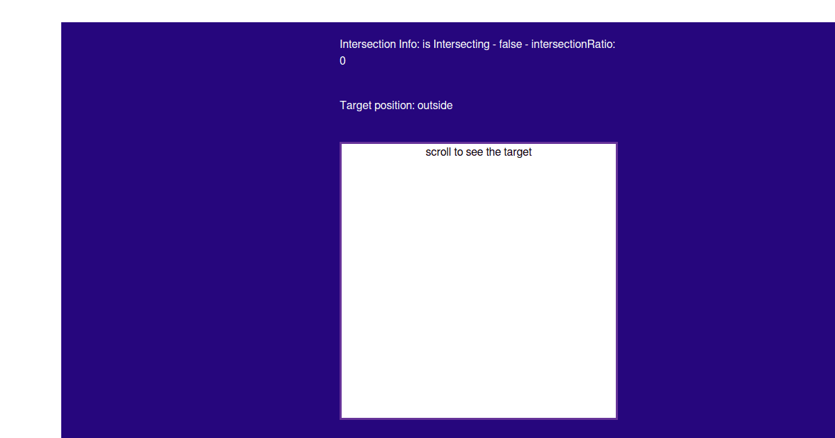 Vue 3 Intersection Observer Codesandbox