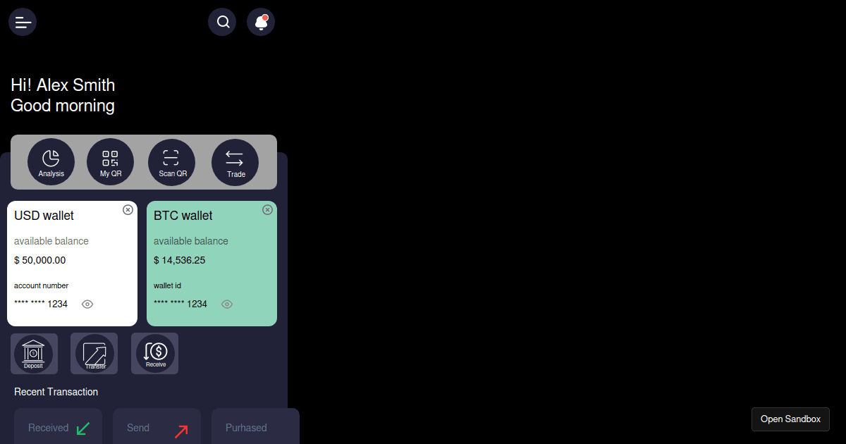 dashboard - Codesandbox