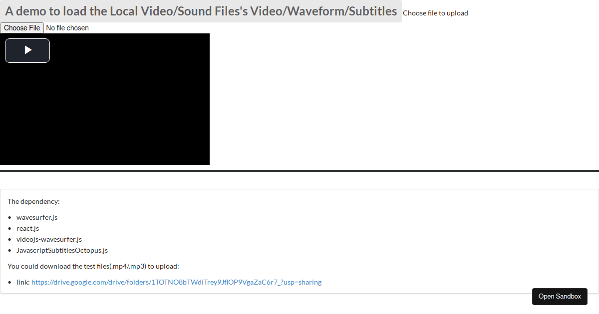 Load_Local_Video - Codesandbox