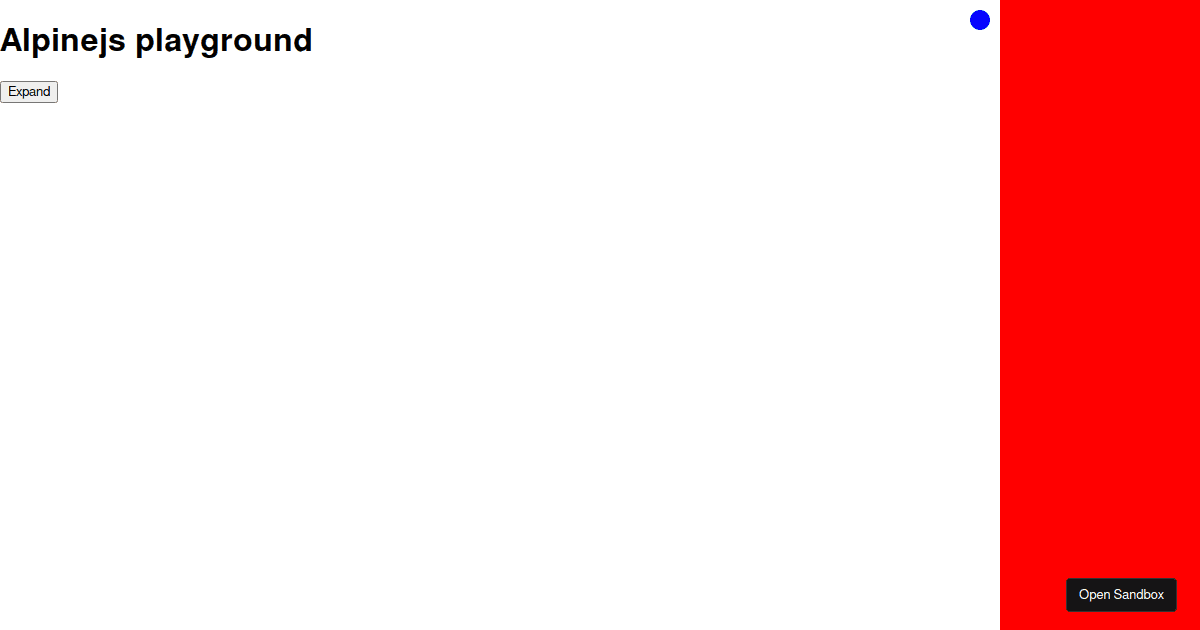 alpine-offcanvas - Codesandbox