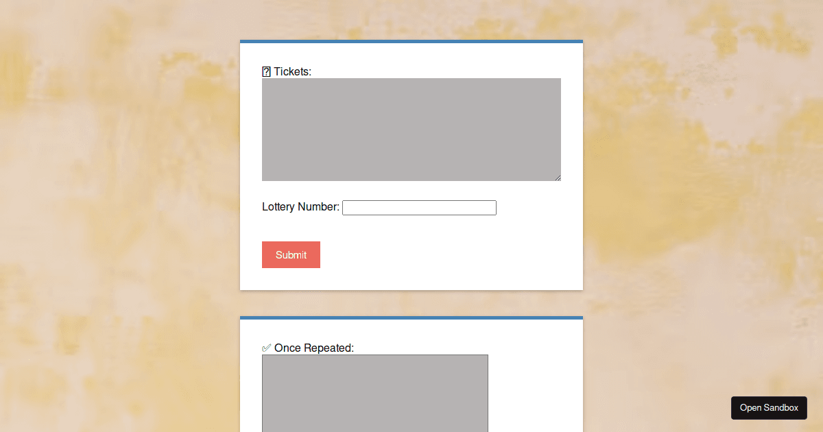 Frequency counter - Codesandbox