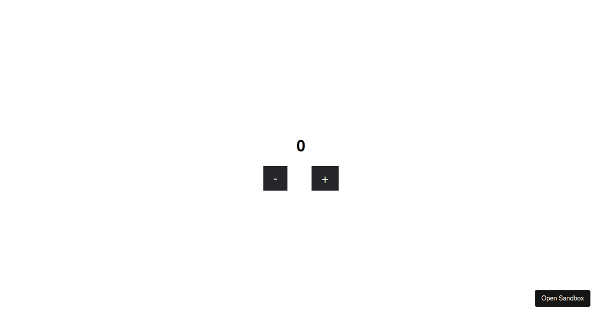 React Statecounter Codesandbox 6616