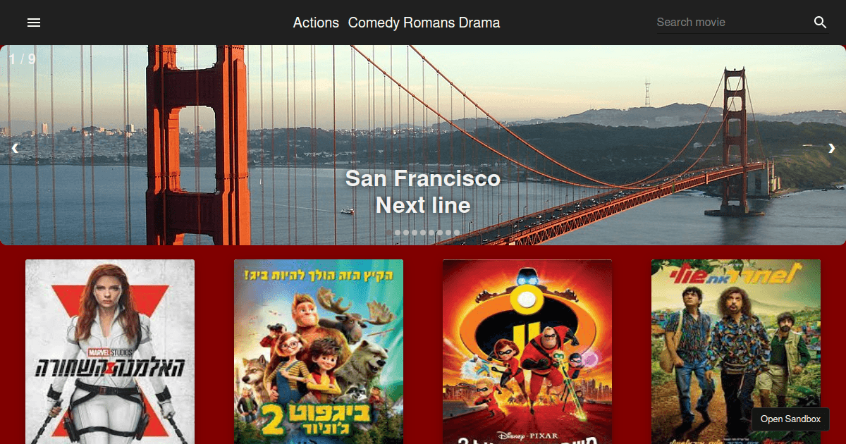 movies - Codesandbox