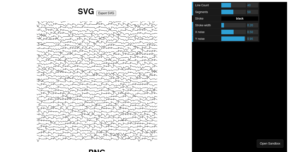 lines-and-noise - Codesandbox