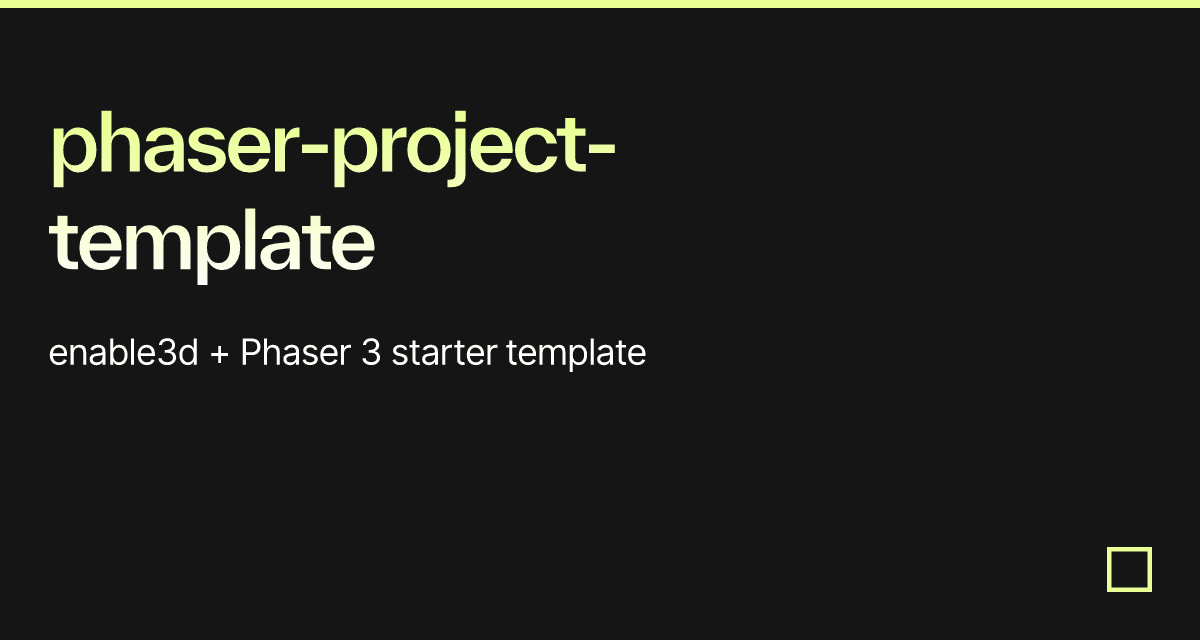 phaser-project-template - Codesandbox