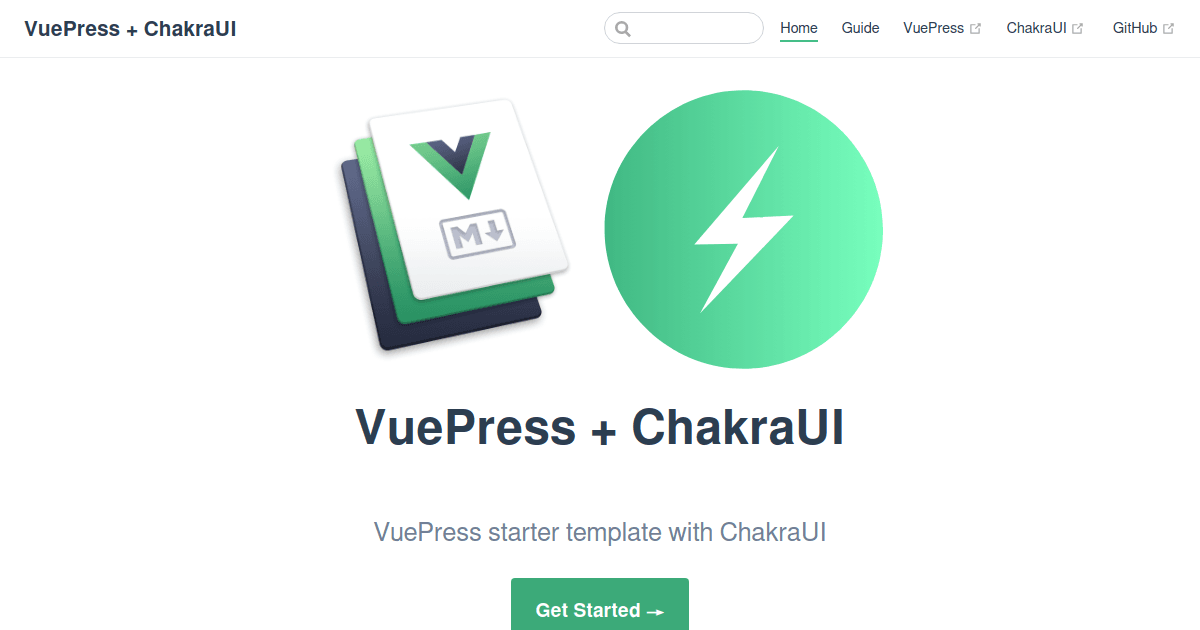 chakra-ui-vuepress-starter - Codesandbox