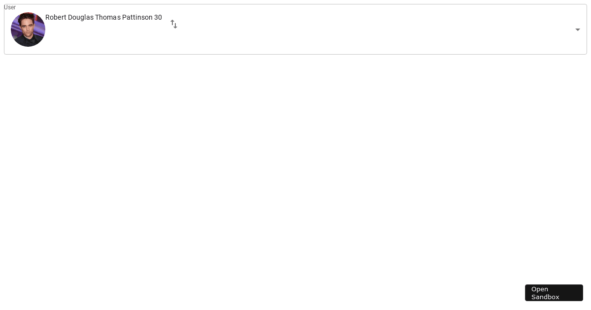 Mui Select Codesandbox