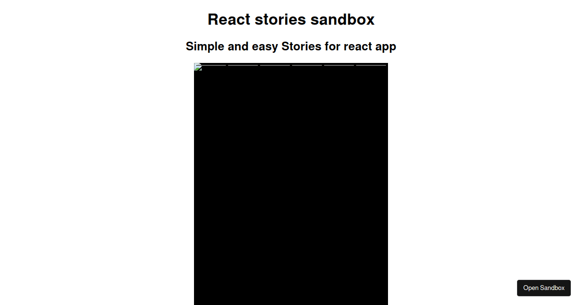 react-stories - Codesandbox