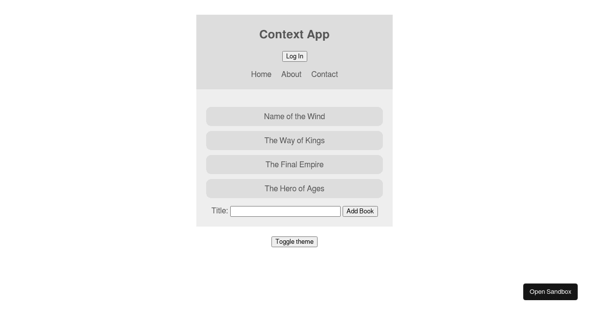 multiple-context-useState-useEffect-tutorial - Codesandbox