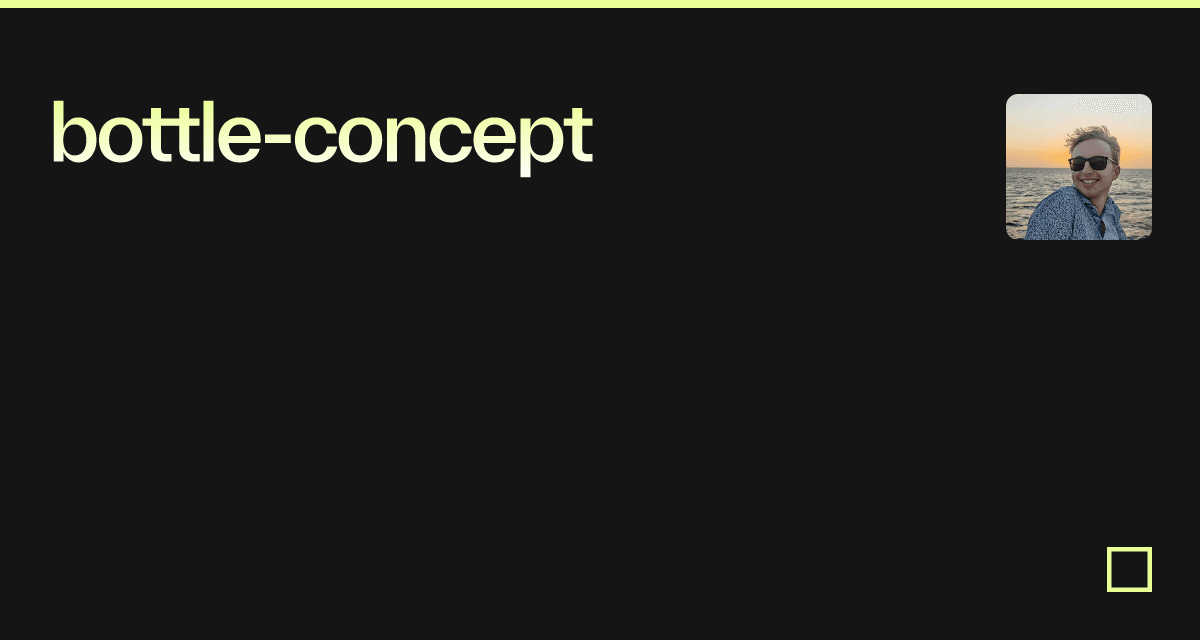 bottle-concept - Codesandbox