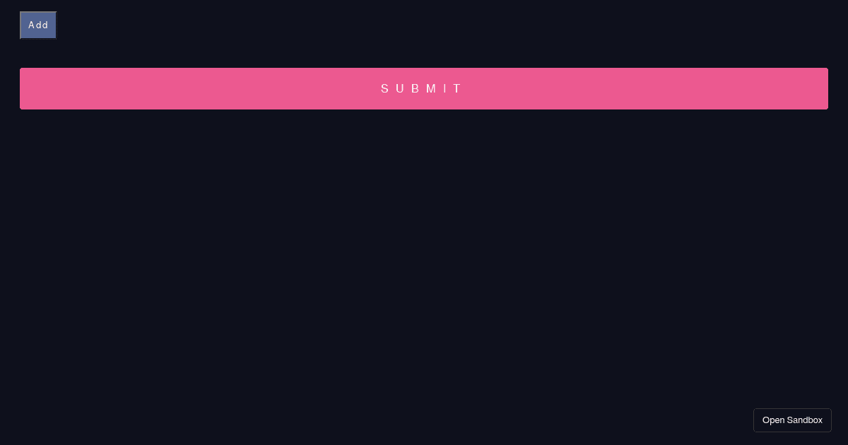 React Hook Form Array Length Error Zod Codesandbox