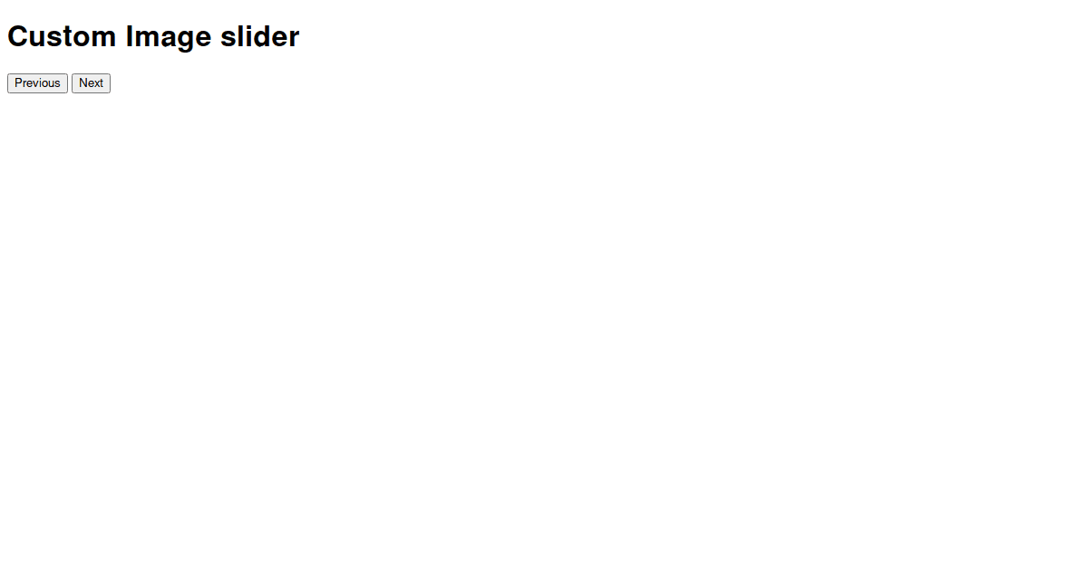 Image slider - Codesandbox