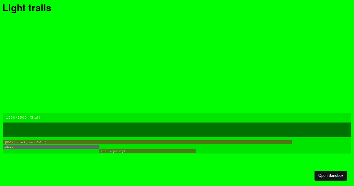light-trails - Codesandbox