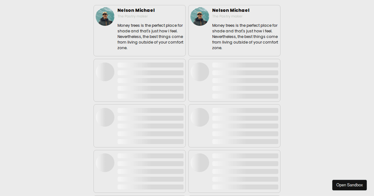 setting-up-skeleton-ui - Codesandbox