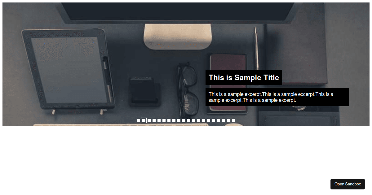 Image Carousel (forked) - Codesandbox
