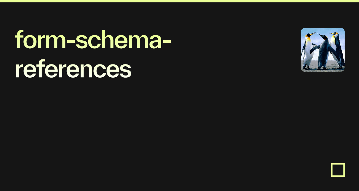 form-schema-references - Codesandbox