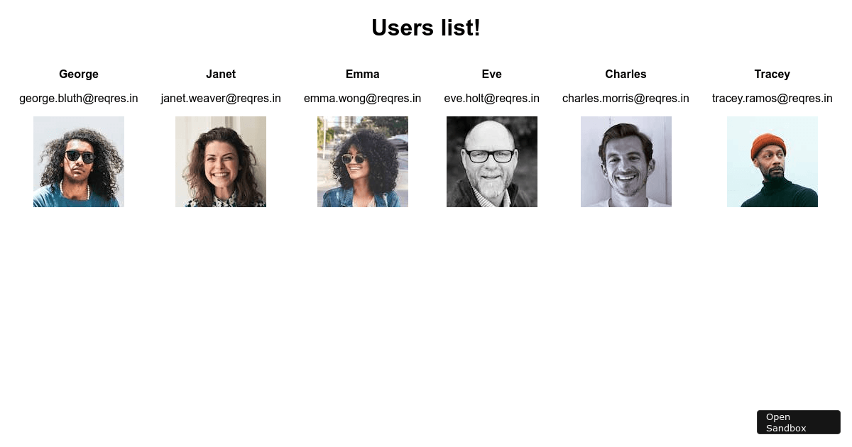 React pet project - Codesandbox