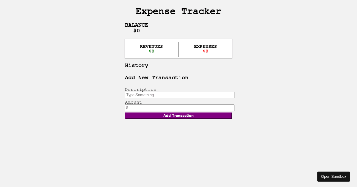 expense-tracker-yan - Codesandbox