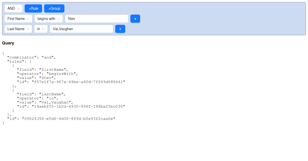 React Querybuilder Antd Example Codesandbox