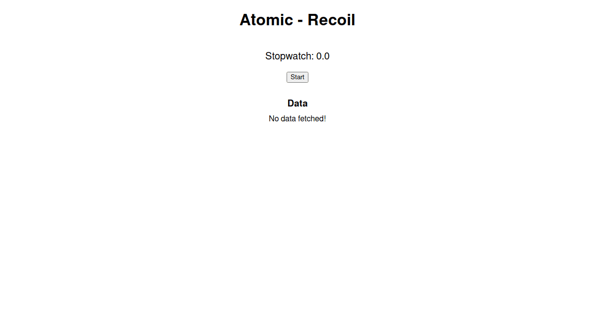 atomic - Recoil - Codesandbox