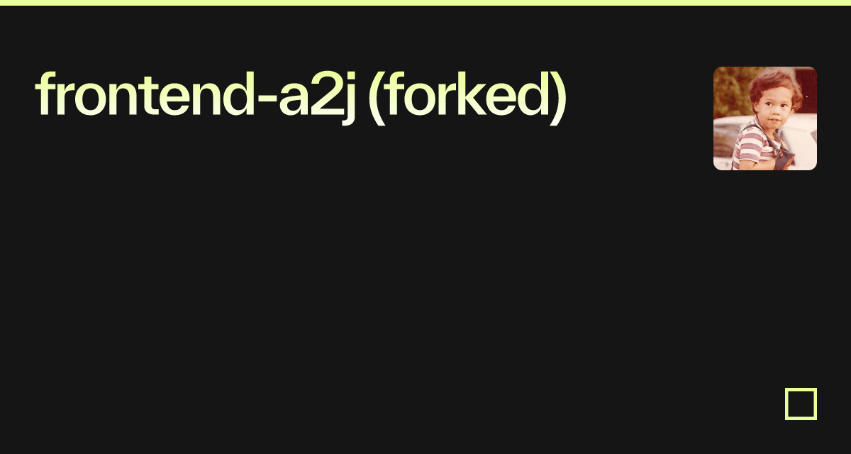frontend-a2j (forked) - Codesandbox