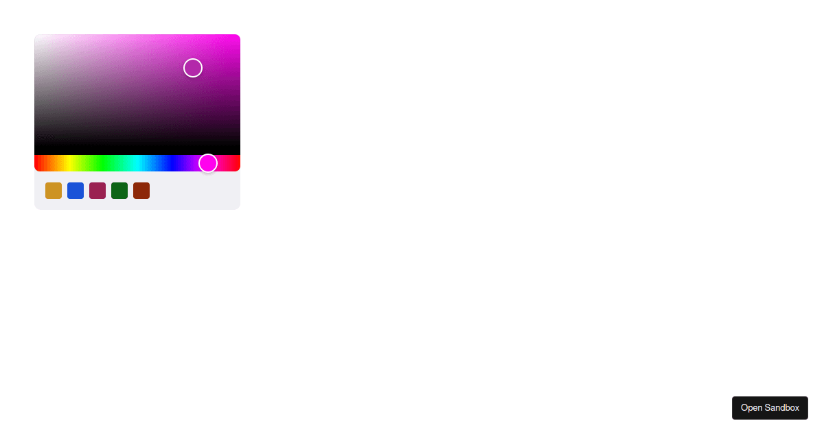 react-colorful-swatches - Codesandbox