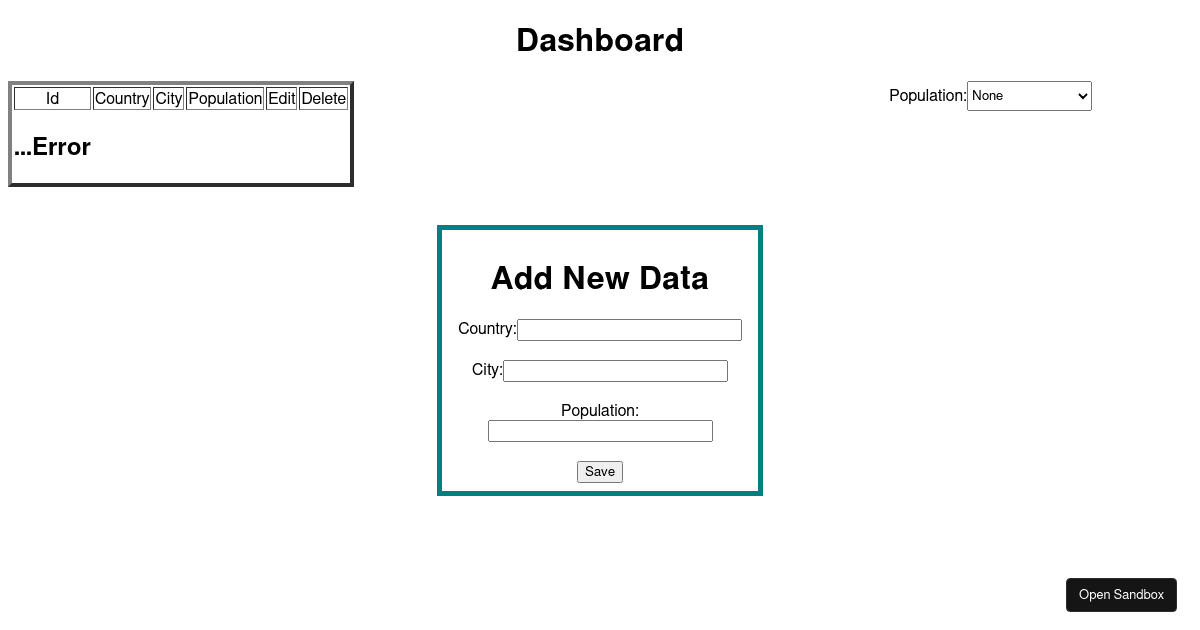 city-population - Codesandbox