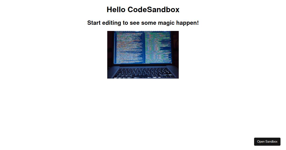 MUI Image component - Codesandbox