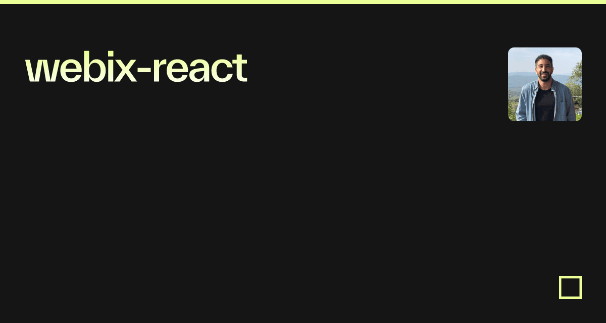 webix-react - Codesandbox
