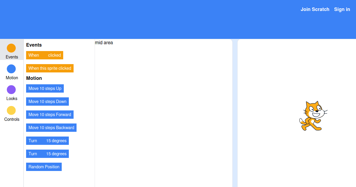 Scratch Starter Project Codesandbox