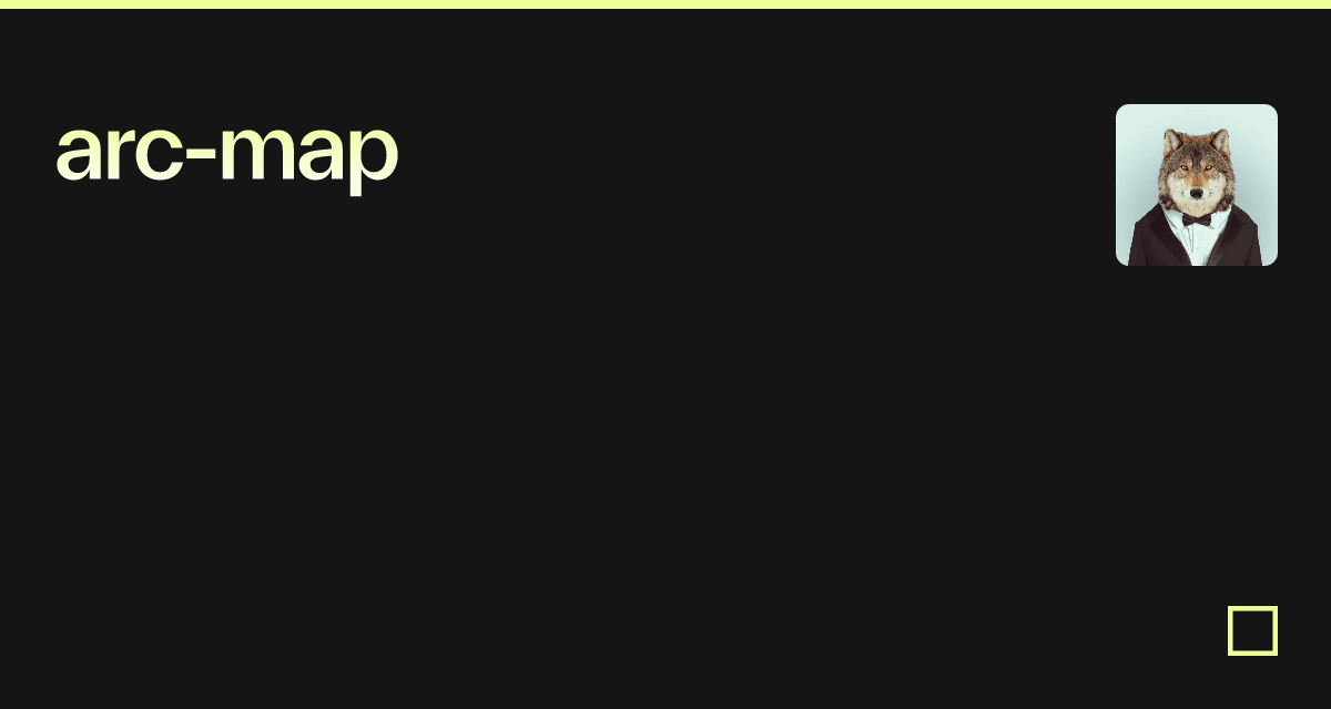arc-map - Codesandbox