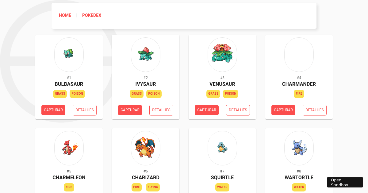 pokedex - Codesandbox