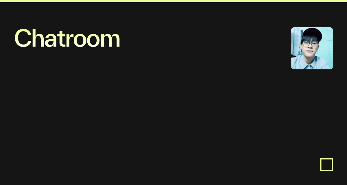 Chatroom - Codesandbox