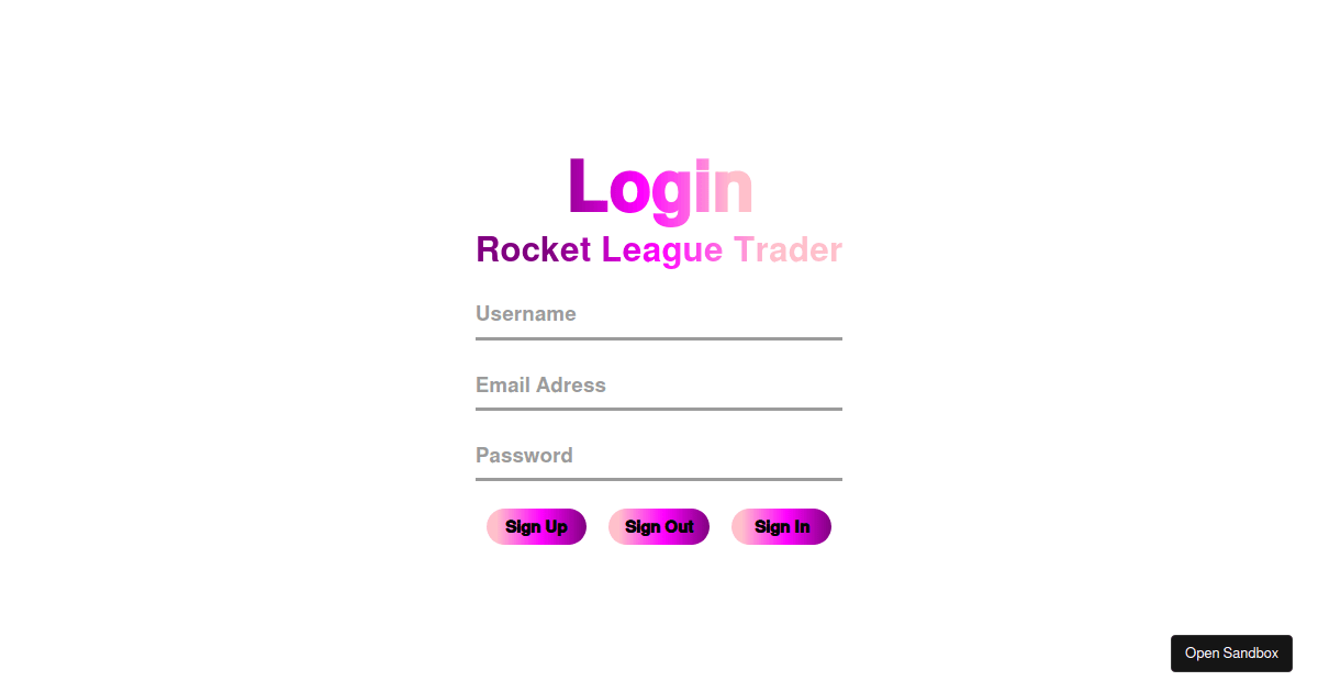rocket-league-trader-v-2 - Codesandbox
