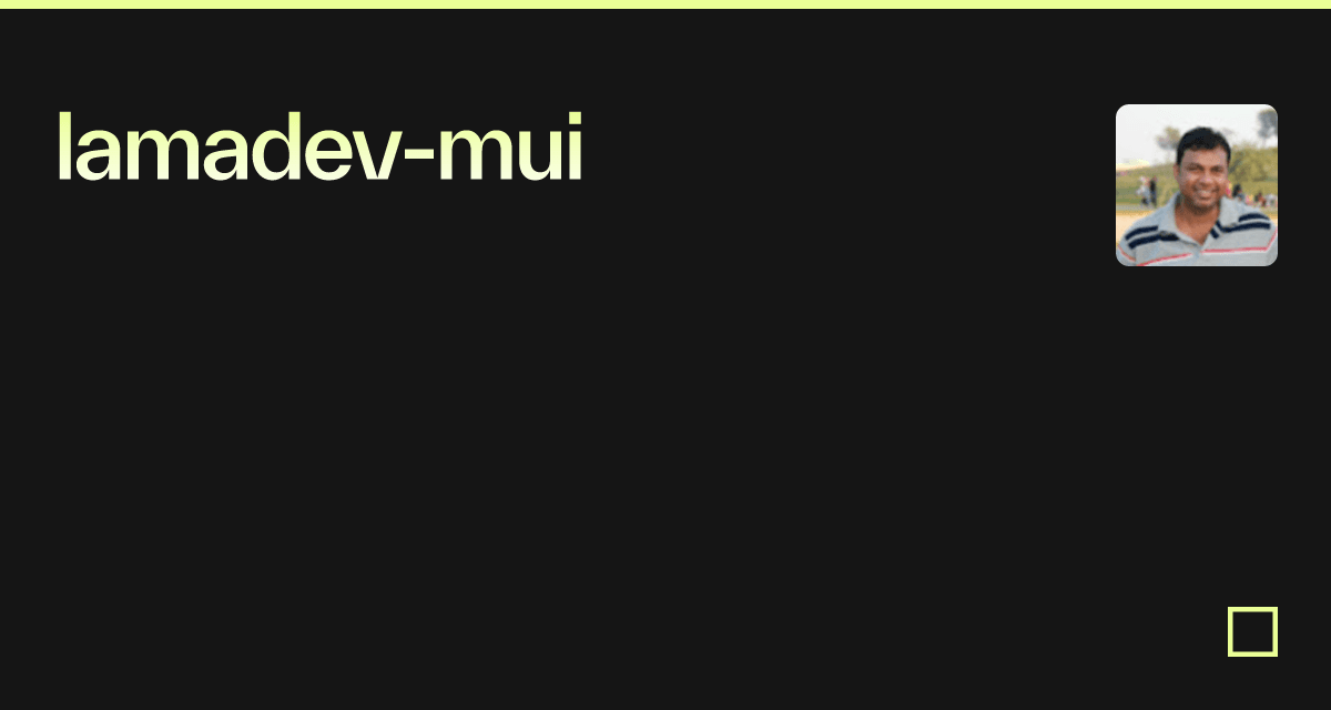 lamadev-mui - Codesandbox