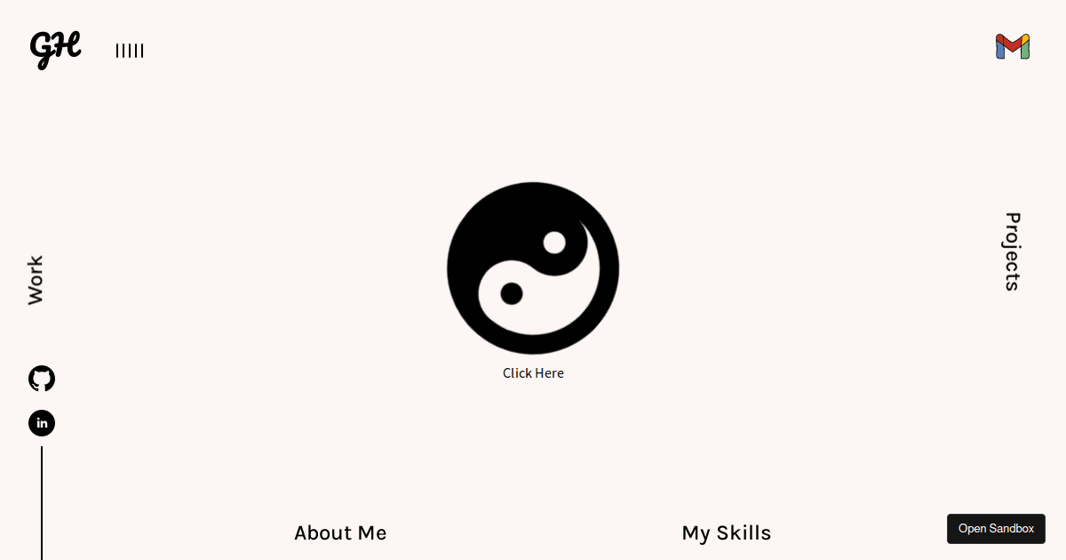 react-portfolio - Codesandbox