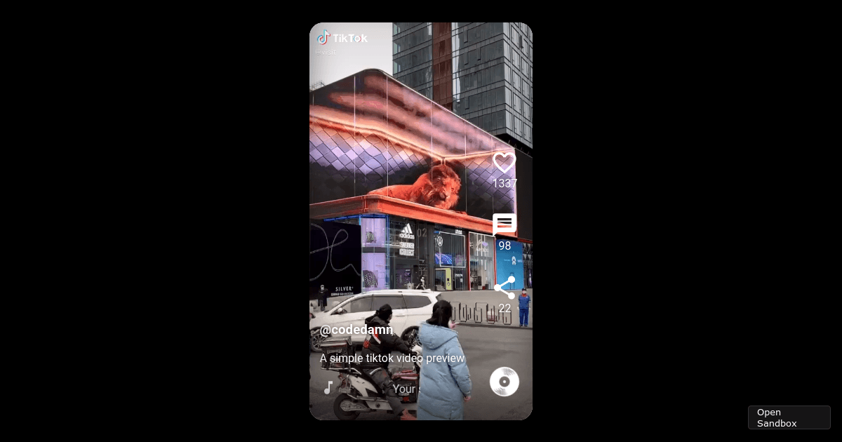 tiktok-clone - Codesandbox