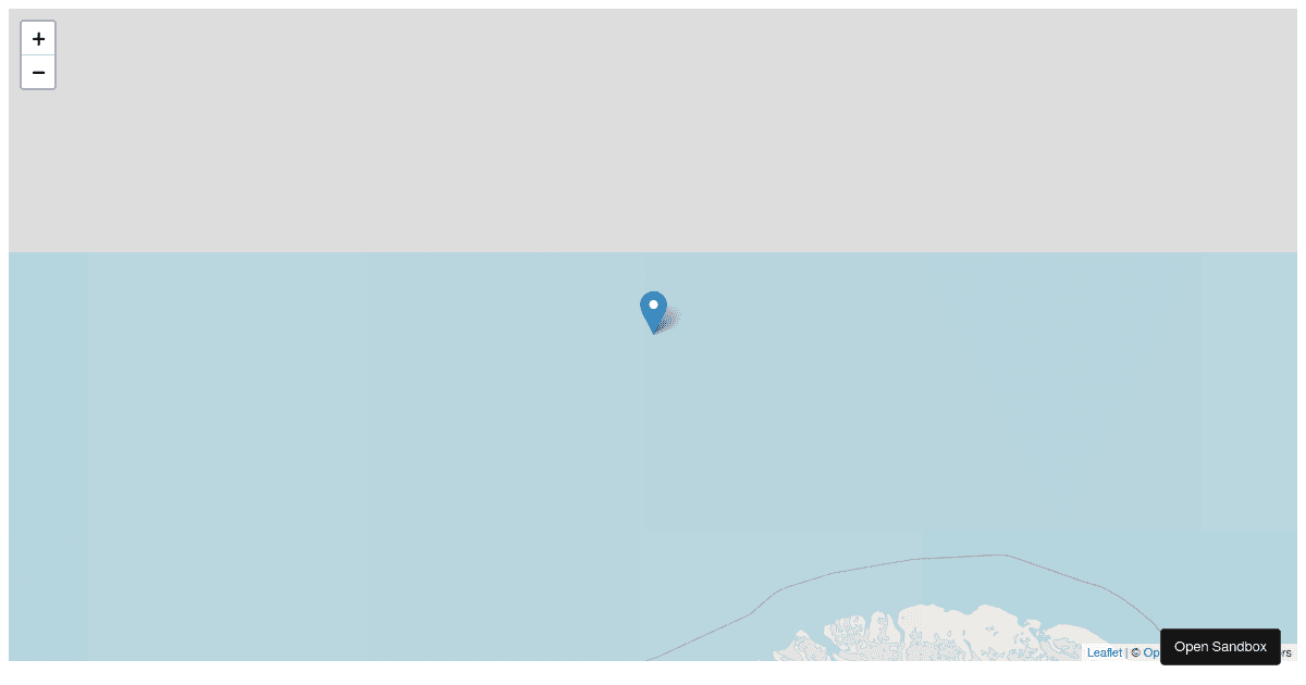 React Leafletdriftmarker Codesandbox