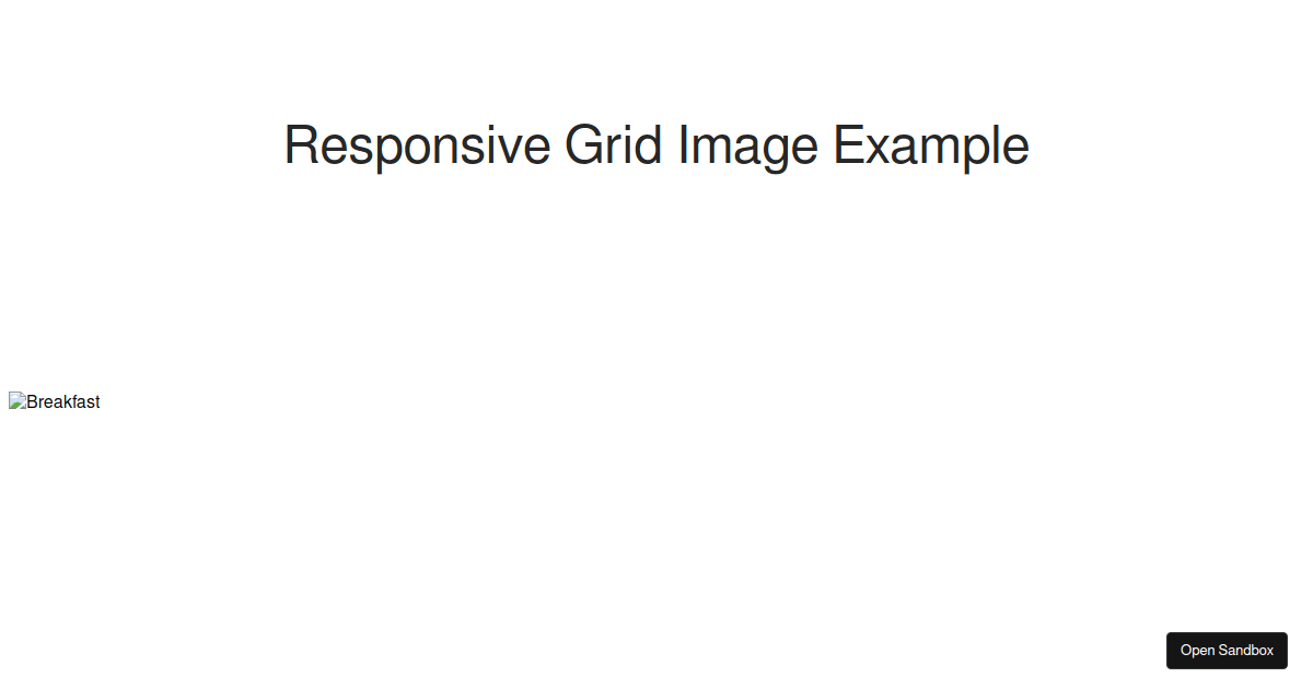Material Ui Responsive Grid Image Example Codesandbox