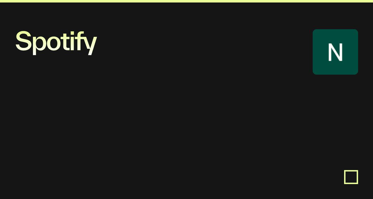 Spotify - Codesandbox