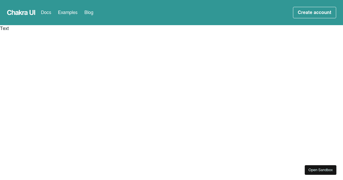 Chakra Ui Header Forked Codesandbox