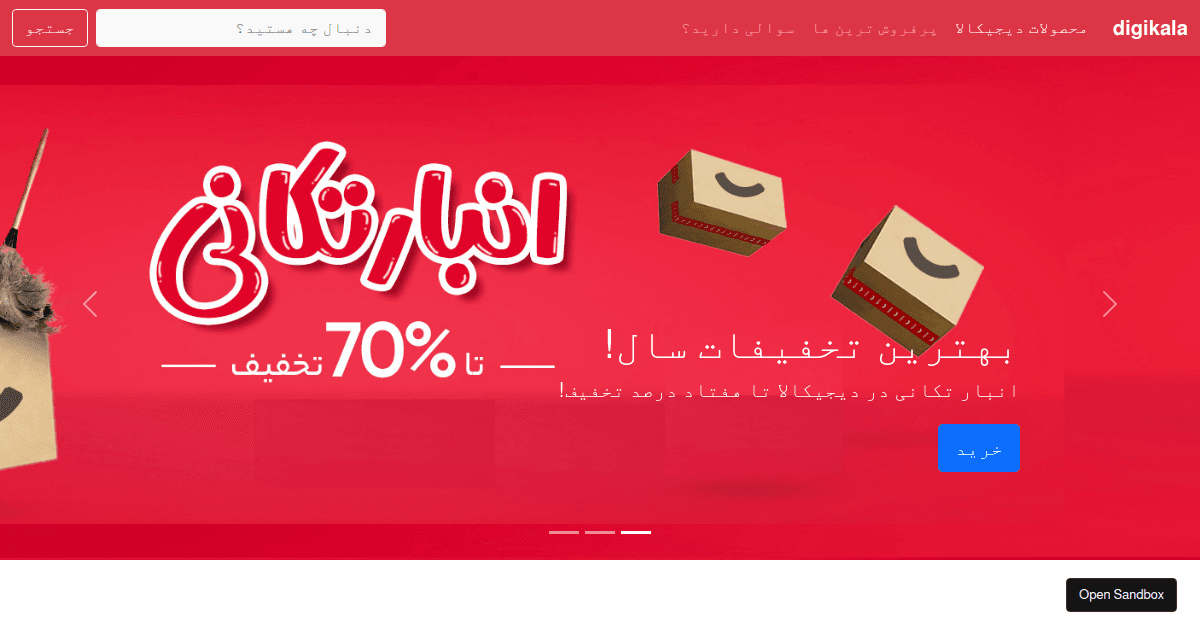 CodingWithSina/digikala-bootstrap - Codesandbox