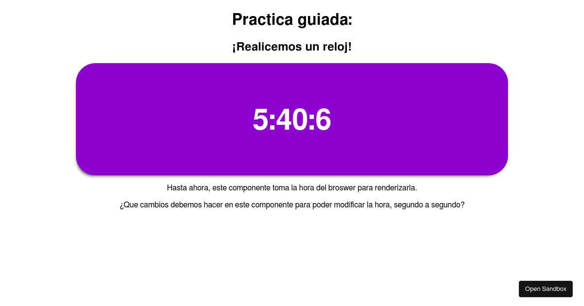 far-clase-05-reloj - Codesandbox